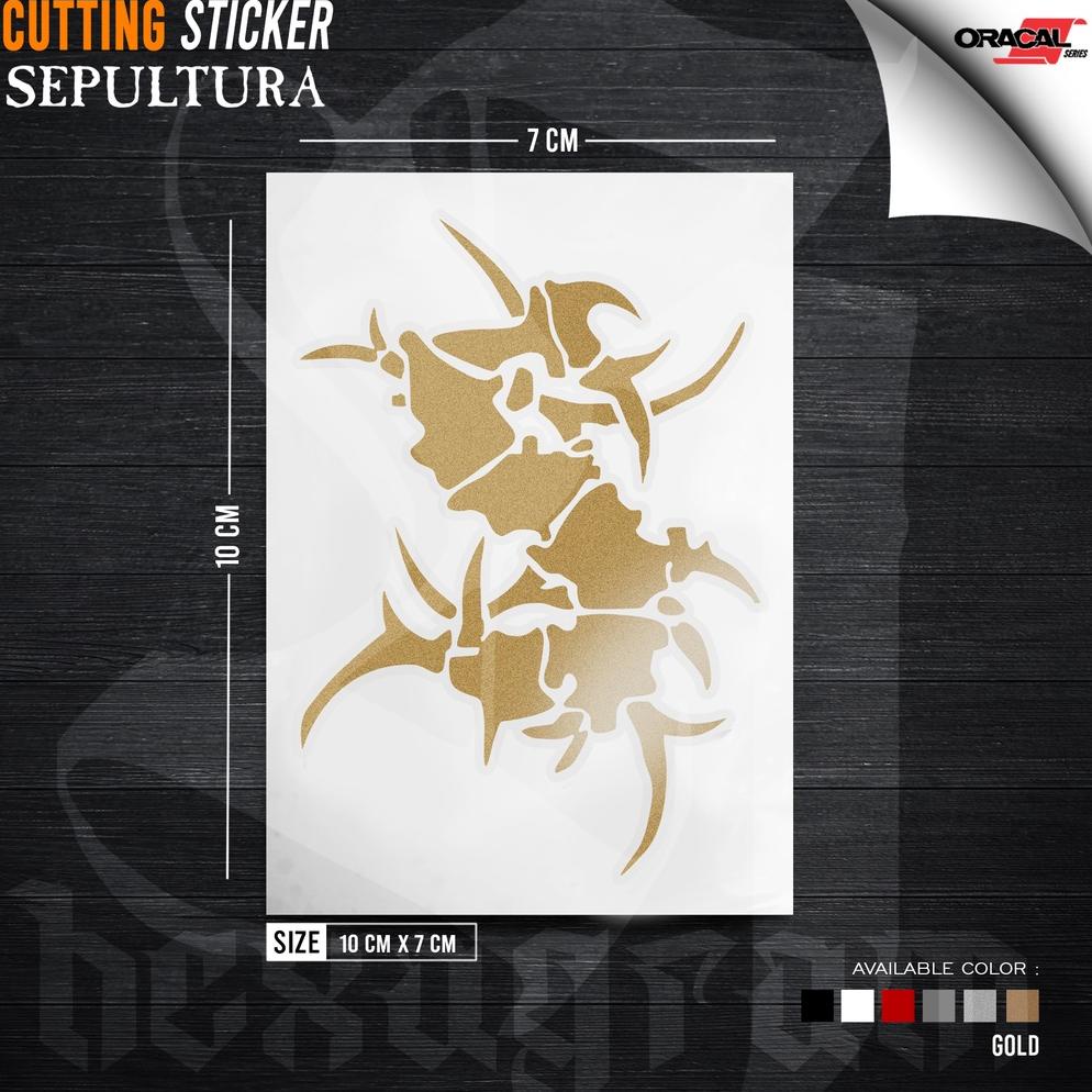 Jual ぉ Cutting Sticker Sepultura logo | Stiker Cutting Sepultura も ...