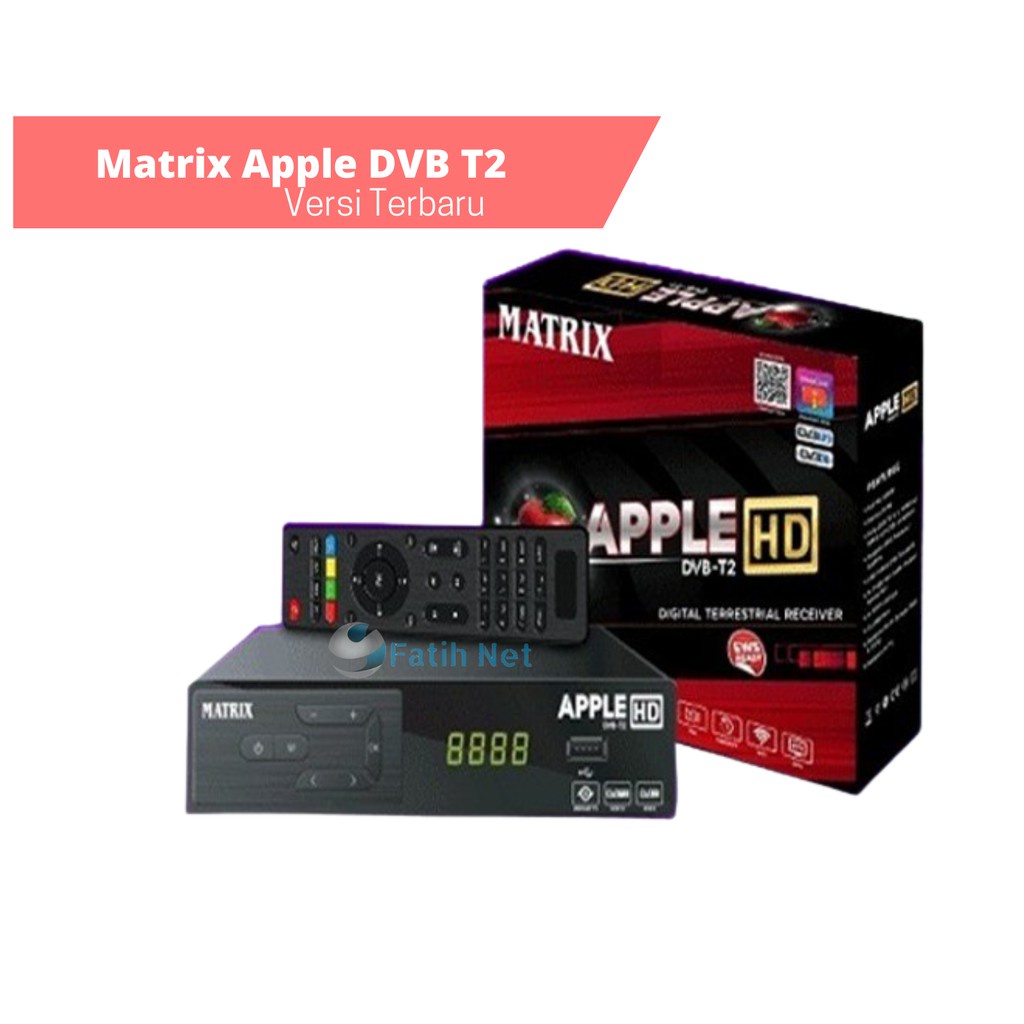 Jual STB Matrix Apple DVB T2 Merah | Shopee Indonesia