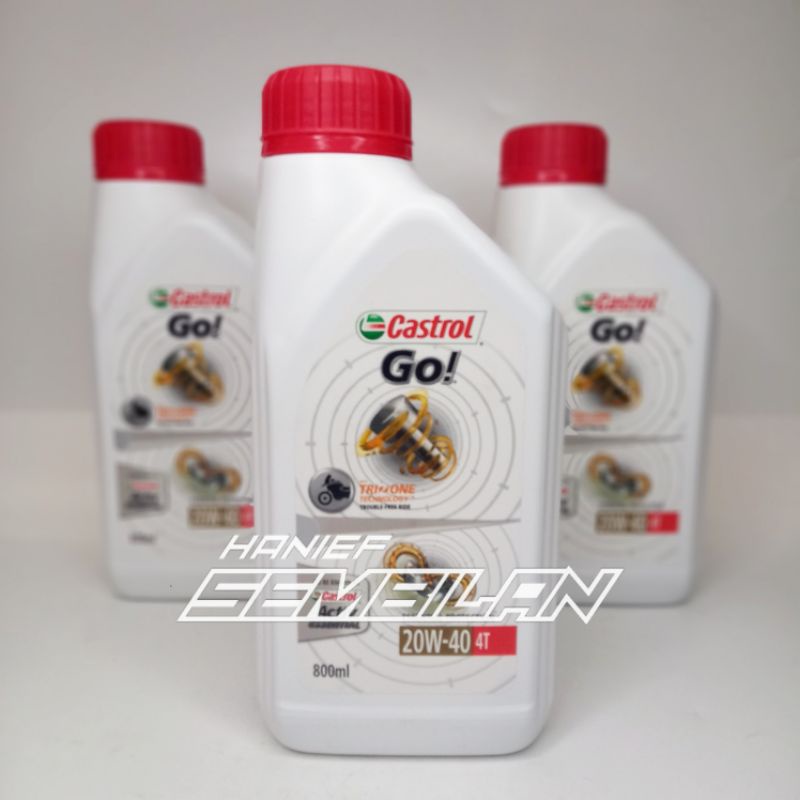 Jual Castrol Go SAE 20W-40 800 ML | Shopee Indonesia