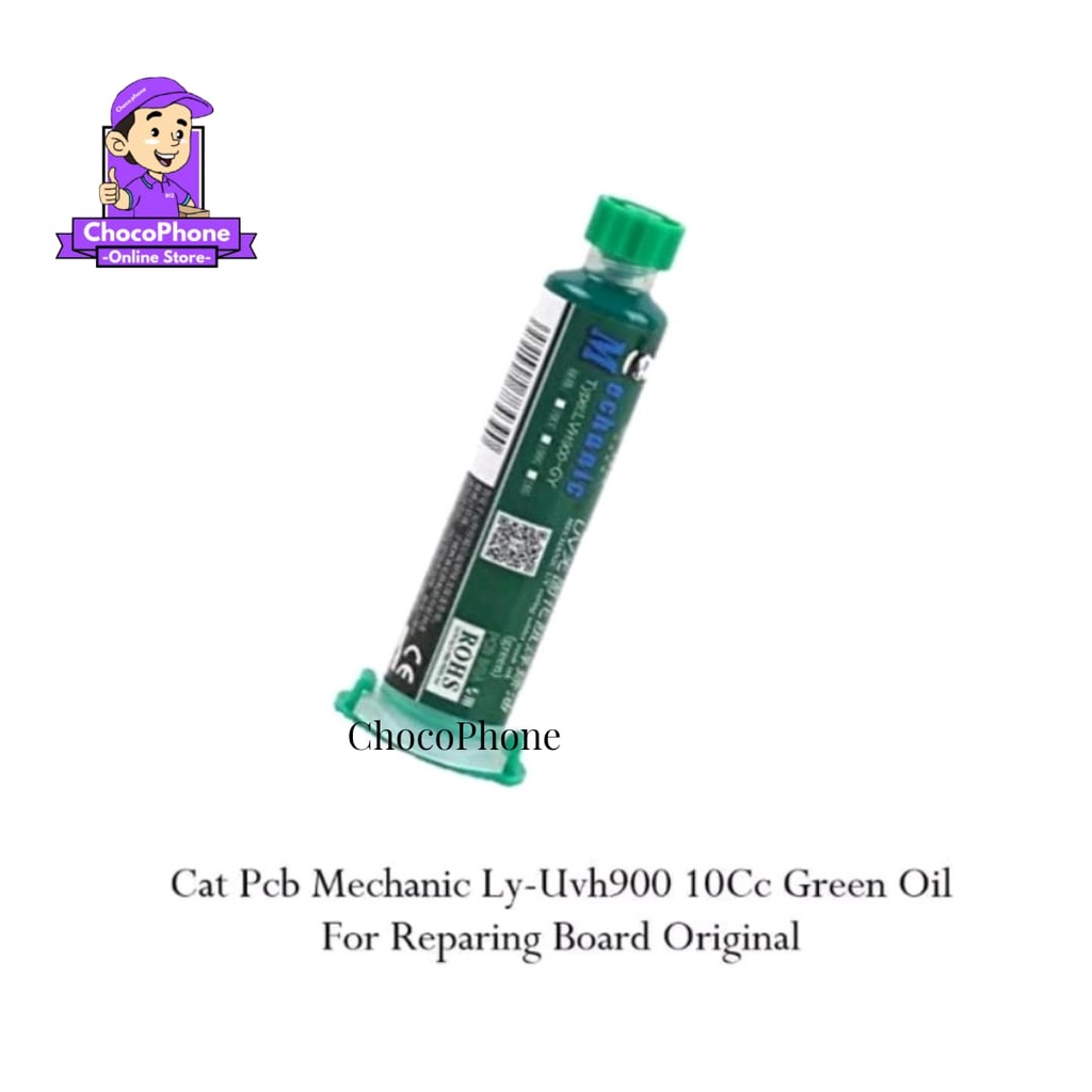Jual CAT PCB MECHANIC LY-UVH900 10CC GREEN OIL FOR REPARING BOARD ...