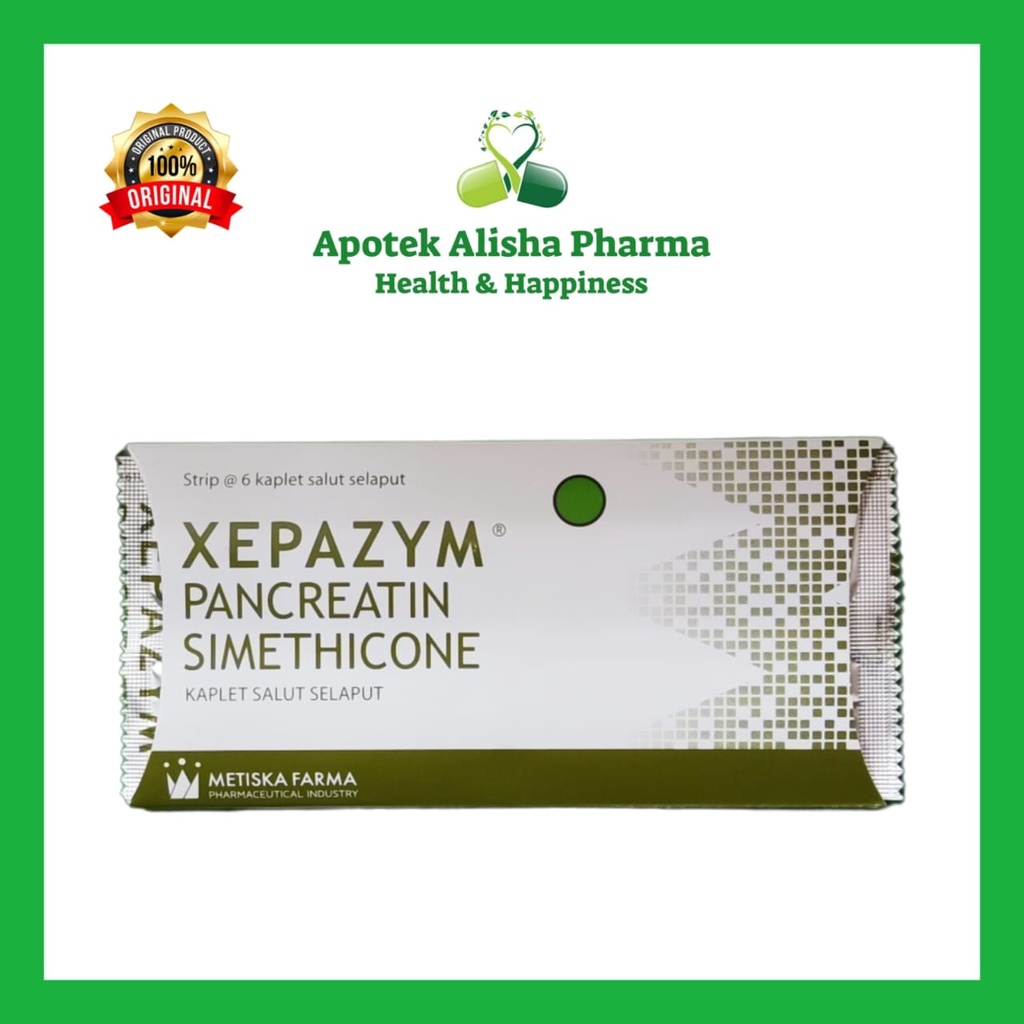 Jual Xepazym Tablet(Strip 6tablet) -Xepazim Tablet Enzym Pencernaan ...