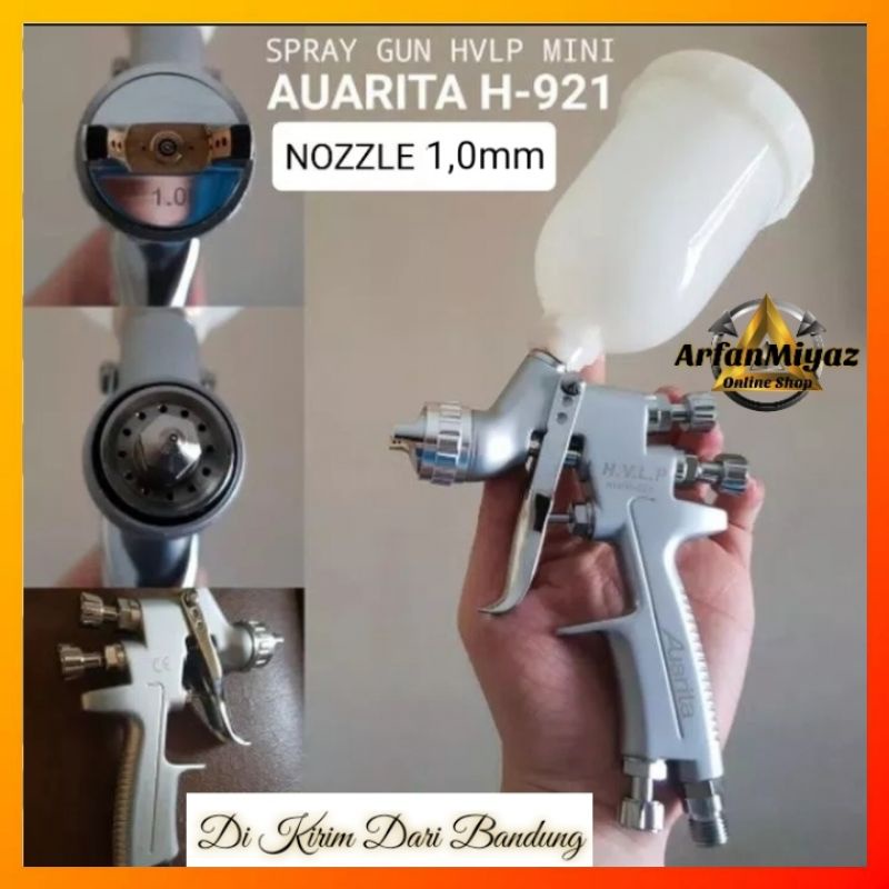 Jual Alat Sprot Cat Spray Gun Auarita Mini HVLP H921 Produk Original ...