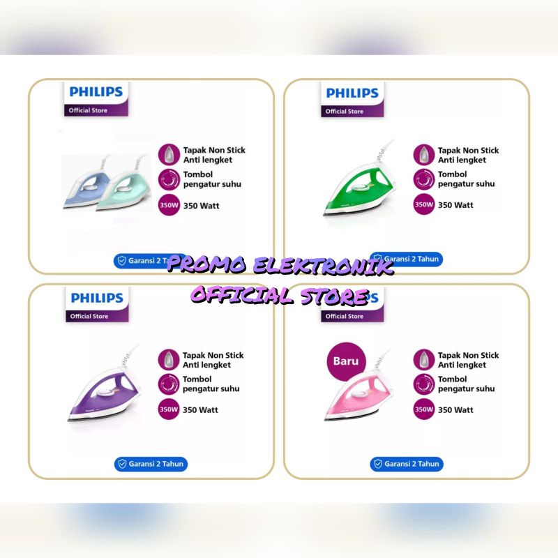 Jual Setrika PHILIPS DIVA GC 122 / GC122 / DST0510 ORIGINAL GARANSI RESMI PHILIPS | Shopee Indonesia