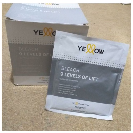 Jual Bleaching Powder Alfaparf Yellow Made in Italy 🇮🇹 9 Levels 50gr ...