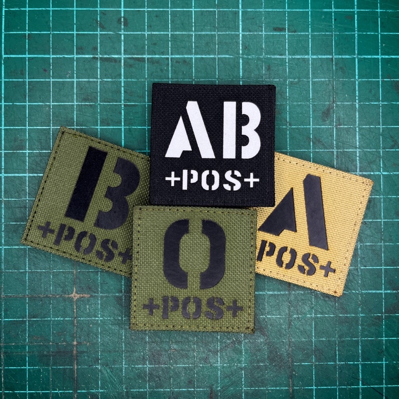 Jual Patch POS GOLDAR GOLONGAN DARAH Laser Cutting Include Velcro | Shopee Indonesia