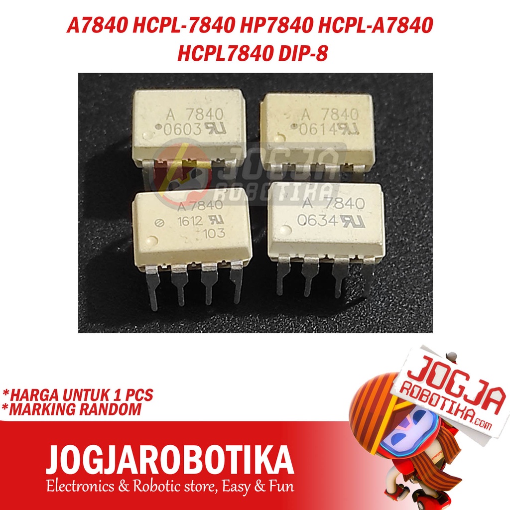 Jual A7840 HCPL-7840 HP7840 HCPL-A7840 HCPL7840 DIP-8 Analog Isolation Amp. | Shopee Indonesia