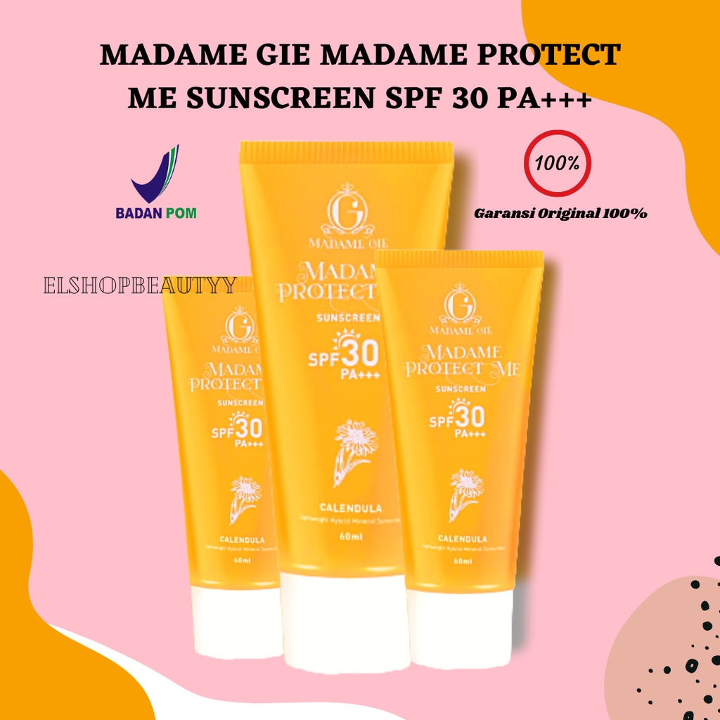Jual MADAME GIE MADAME PROTECT ME SUNSCREEN SPF 30 PA+++ | Shopee Indonesia