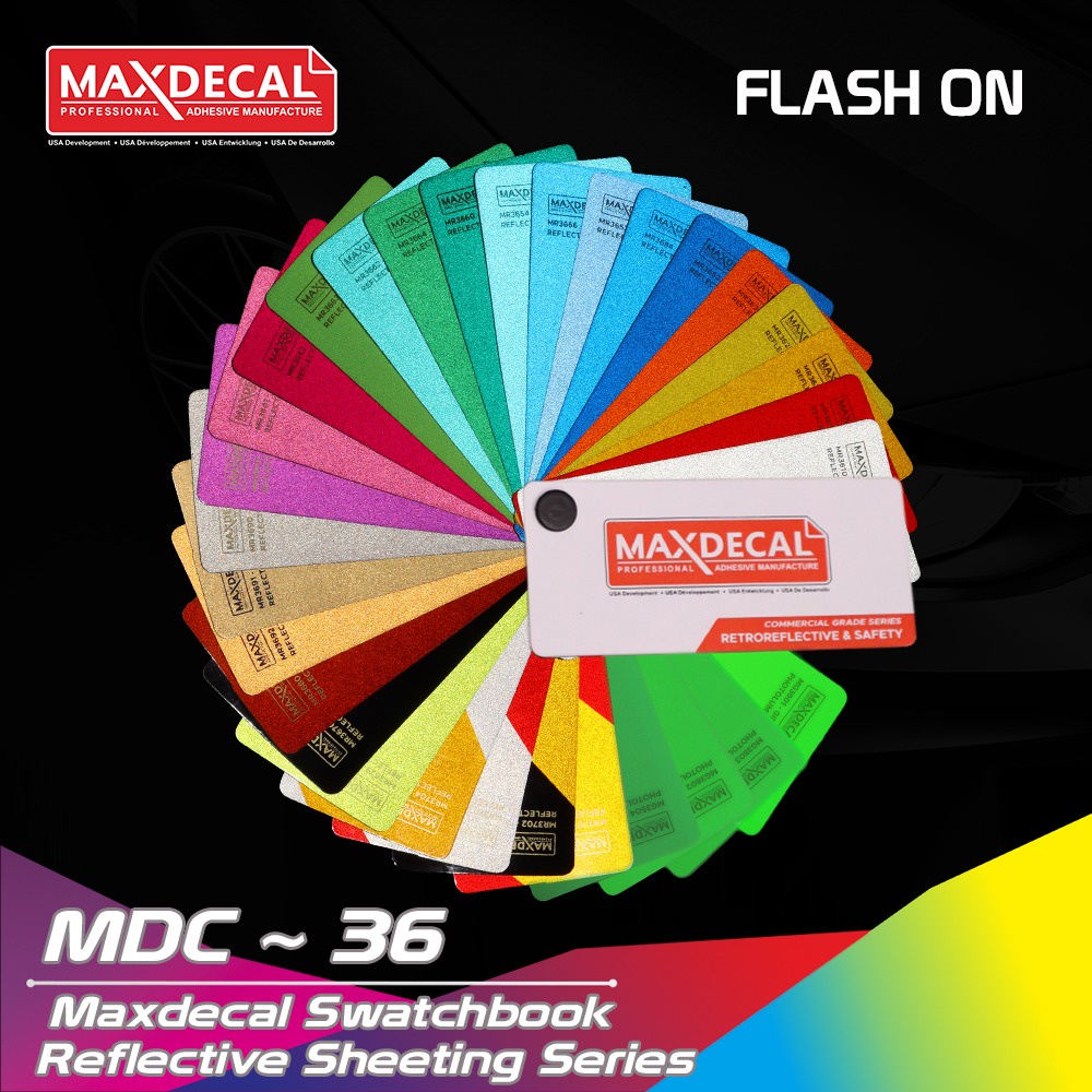 Jual KATALOG MAXDECAL 3600 Series Reflective Signs Swatchbook Card Model | Shopee Indonesia