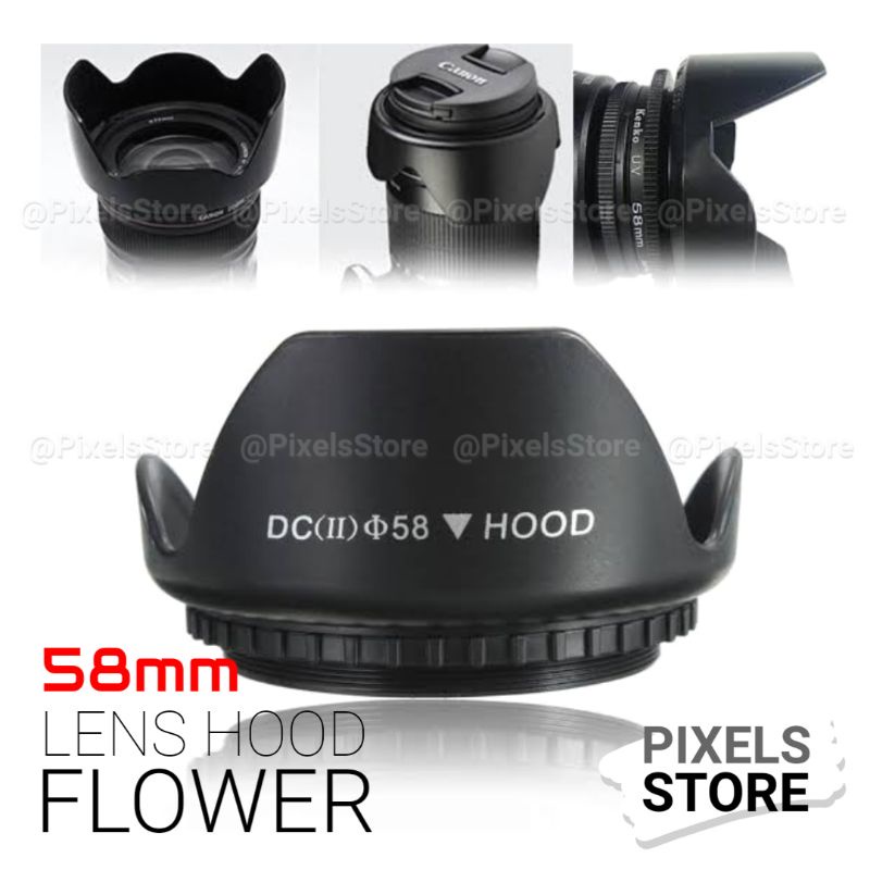 Jual Lens Hood Flower DSLR Mirrorless 58mm | Shopee Indonesia