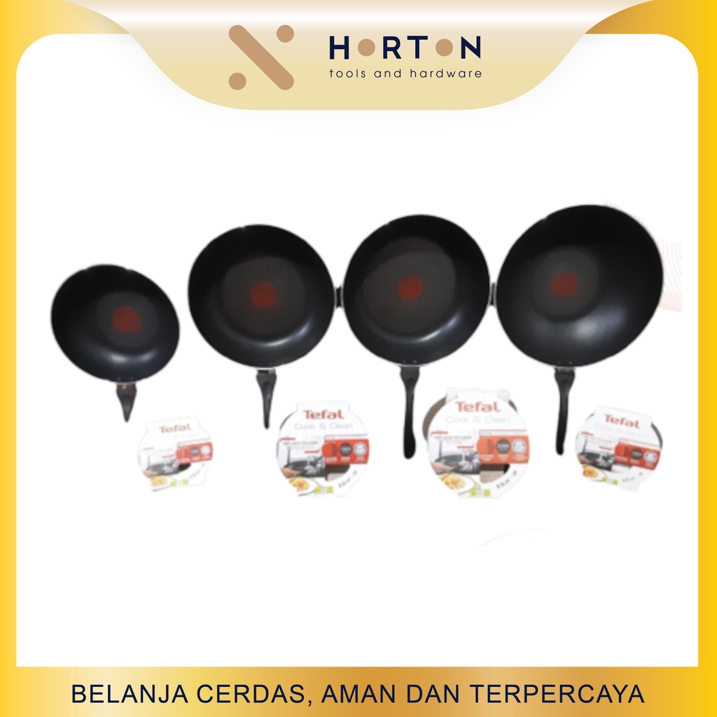Jual Tefal Cook Clean Frypan / Wajan Panci Penggorengan Anti Lengket 24 CM | Shopee Indonesia