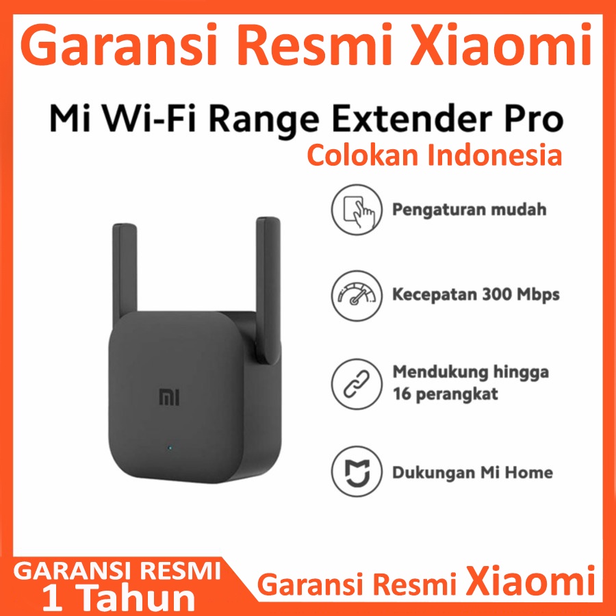 Jual Mi WiFi Range Extender Pro 300 Mbps GARANSI RESMI Xiaomi Repeater ...
