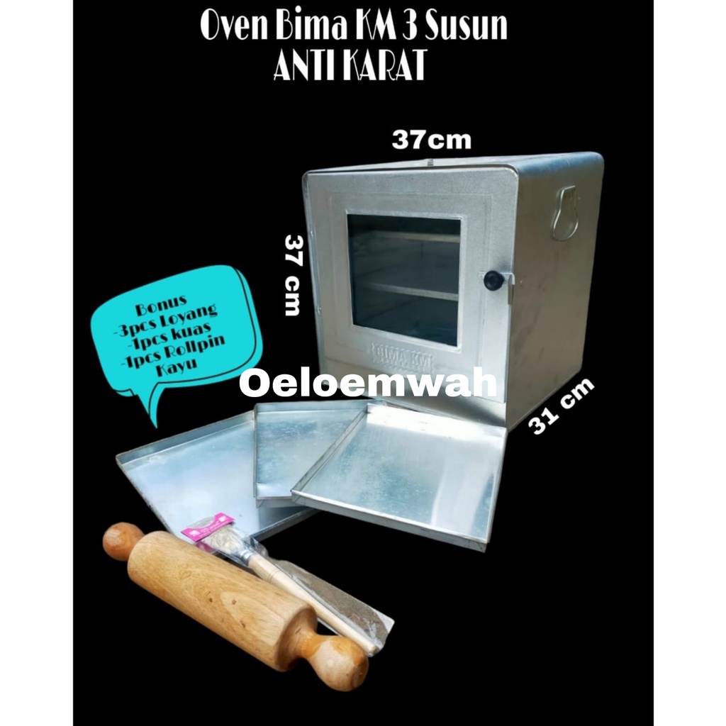 Jual Oven kompor bima, oven tangkring 3susun / oven bima dengan varian ...