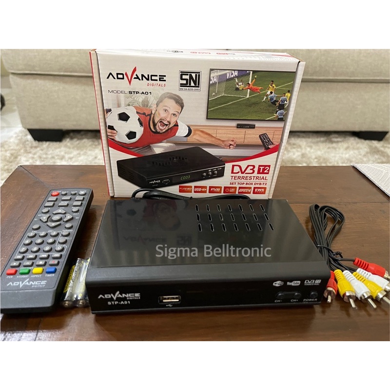 Jual STB Advance Set Top Box TV Digital DVB-T2 Full HD USB WIFI Youtube TikTok | Shopee Indonesia