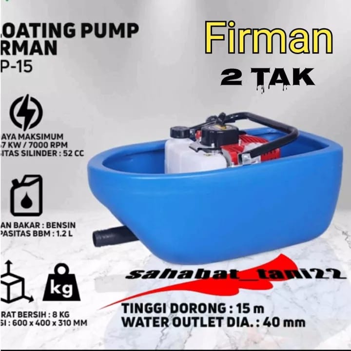 Jual Floating pump water pump 2Tak Mesin Siram Bawang Merah pompa air ...