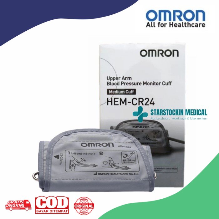 Jual Manset Tensimeter Omron CR-24 Medium Cuff Dewasa 22 - 32 cm ...