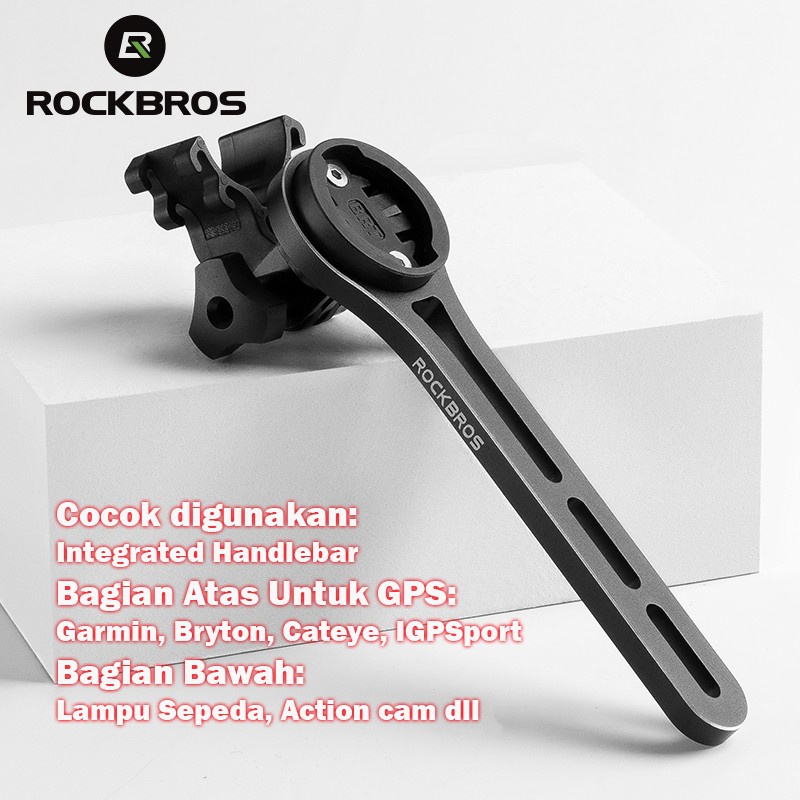 Jual ROCKBROS Integrated Handlebar Mount Barfly Mounting GPS Garmin ...