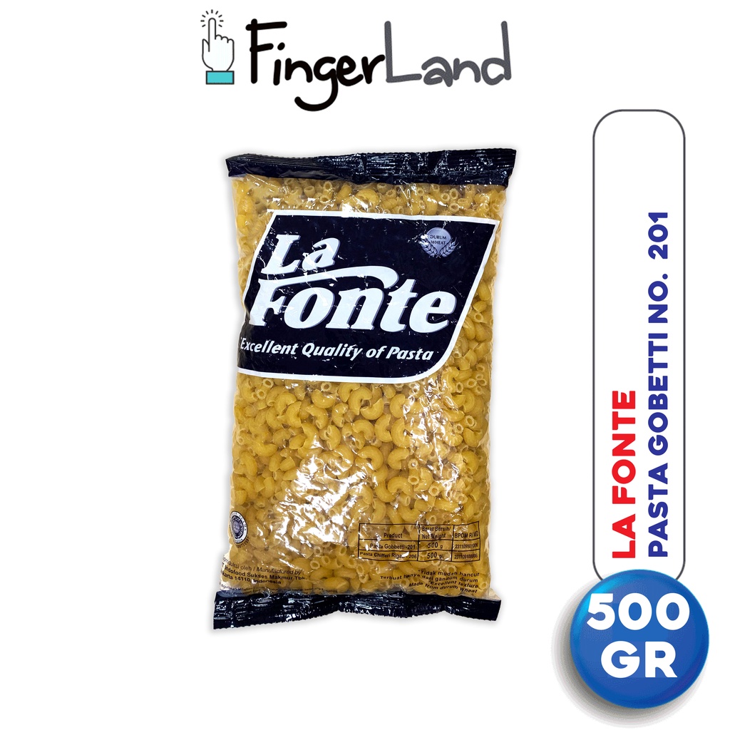 Jual LA FONTE Pasta-Gobetti no 201 500 Gr Pasta Instan | Shopee Indonesia