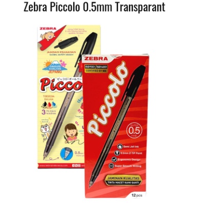 Jual BS1 - Pulpen Zebra Piccolo Super Fine bolpoint picolo bolpen 0.5 ...