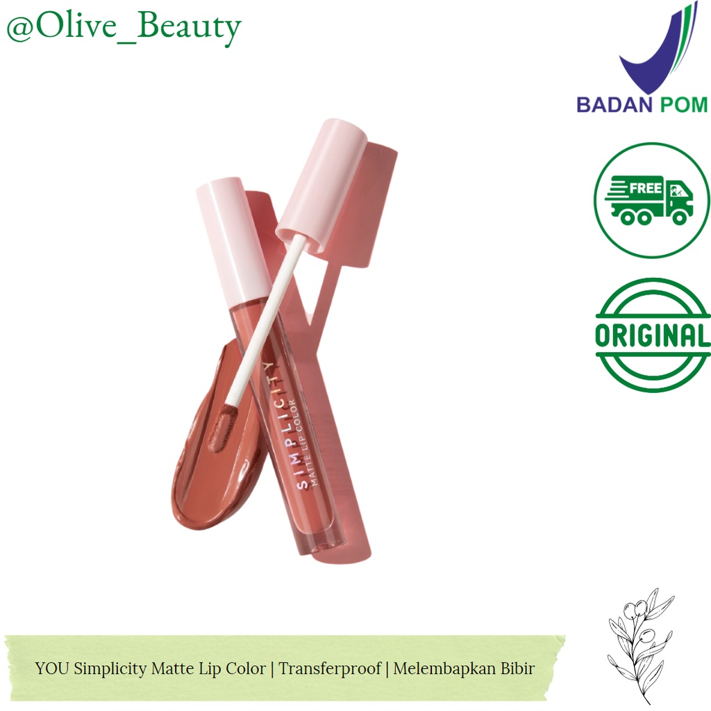 Jual YOU Simplicity Matte Lip Color | Transferproof | Melembapkan Bibir ...