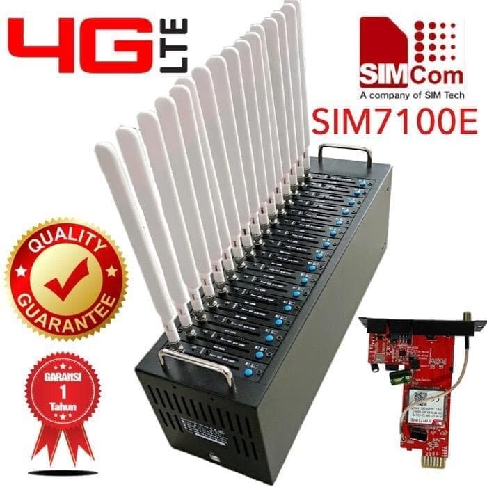 Jual Mdo Modem Pool 16 Port 4G Sim7100E By Simcom | Shopee Indonesia