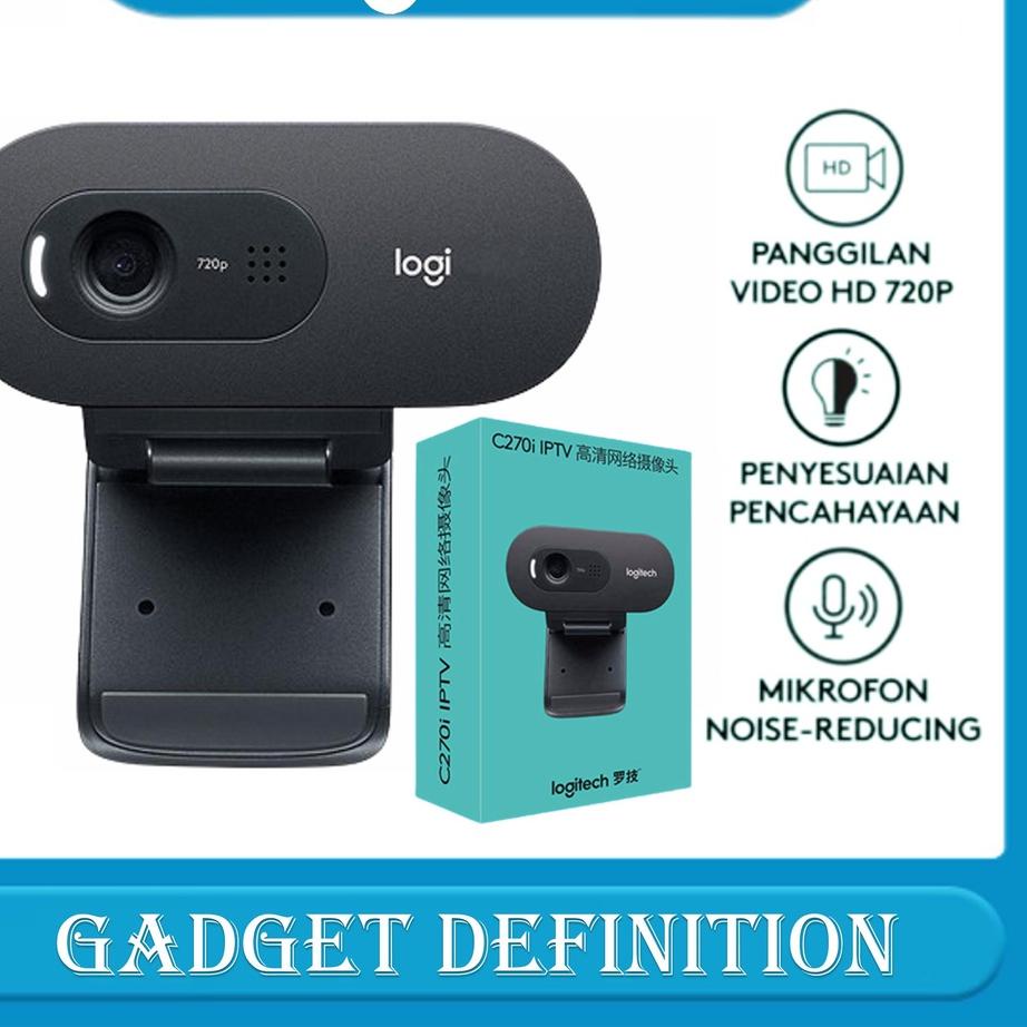 Jual Chekout Webcame Logitech C270 HD Original / Webcamera / Kamera pc ...