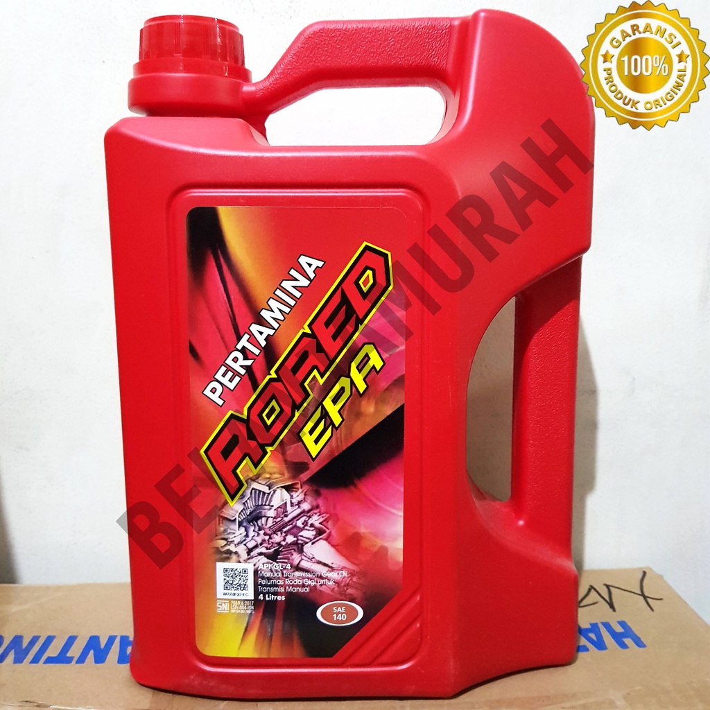 Jual Oli Transmisi / Porsneling / Gardan Pertamina Rored EPA sae 140 4L ...