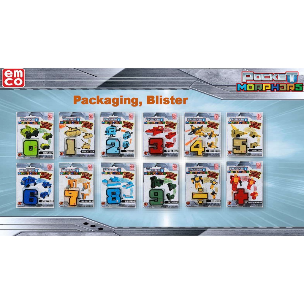 Jual POCKET MORPHERS BY EMCO - MAINAN ANGKA DAN ROBOT | Shopee Indonesia