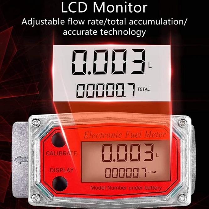 Jual Flowmeter Turbin Digital 1 Inci Dengan Npt Untuk Mengukur Minyak ...