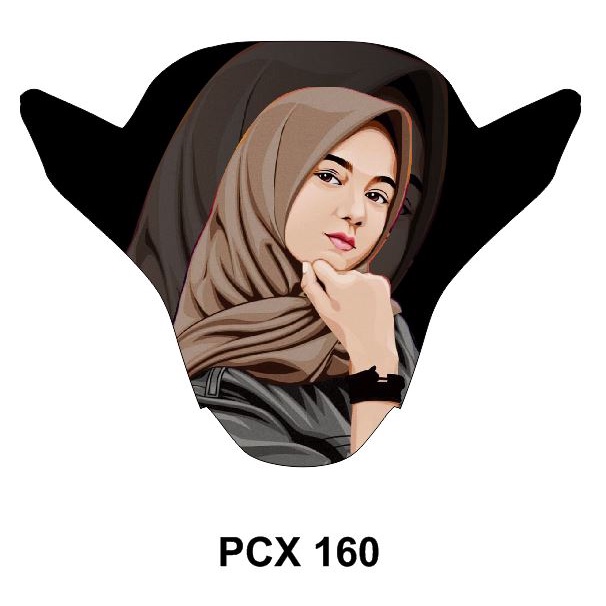 Jual Stiker Visor PCX 150 160 Custom Edition - Bisa request Gambar ...
