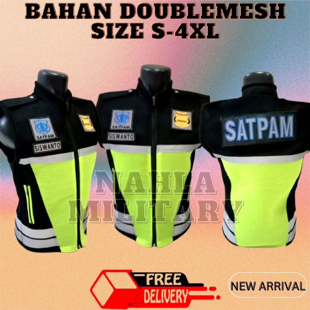 Jual ROMPI SATPAM TERBARU/ROMPI SECURITY TERBARU/ROMPI SATPAM TEBAL/DOUBLEMESH/UNISEX/ROMPI ...
