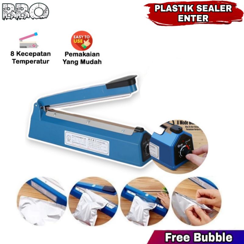 Jual Alat Pres Plastik Siler Mesin Penyegel Impluse Sealer Plastic ...