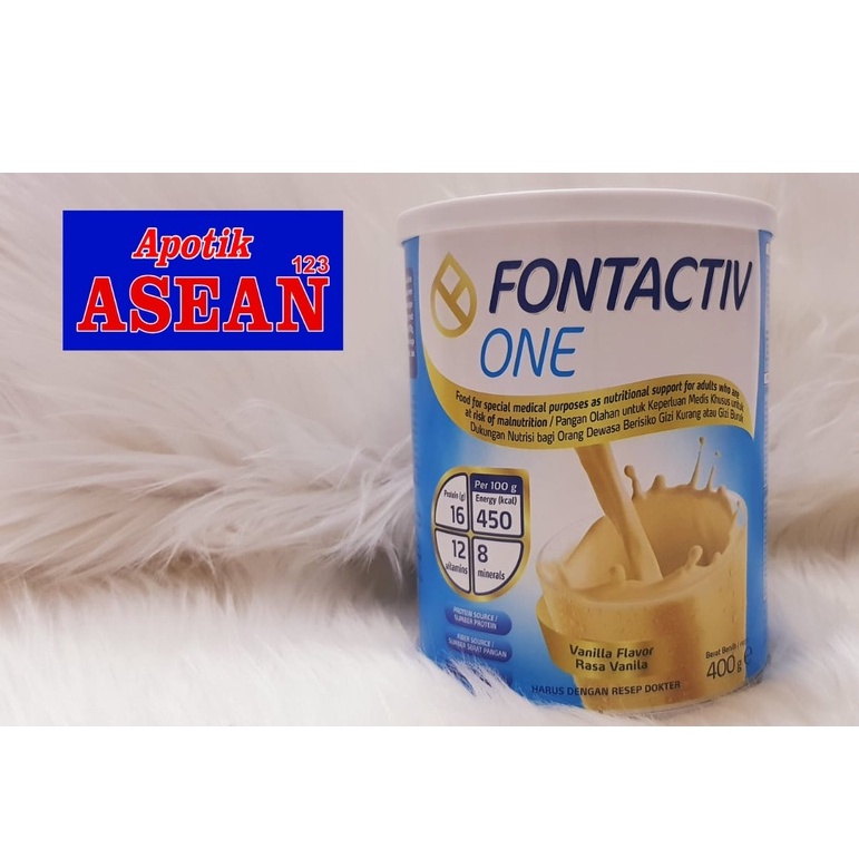 Jual FONTACTIV ONE RASA VANILLA FLAVOUR 400GR | Shopee Indonesia