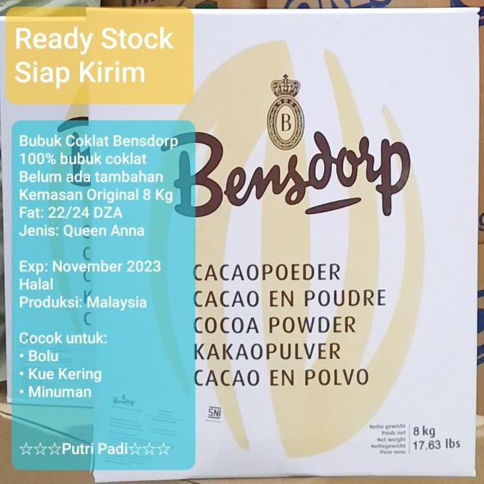 Jual Bensdorp Cocoa Powder 8 Kg -Coklat Bubuk Bensdorp 8 Kg | Shopee ...