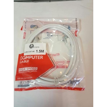 Jual CABLE LAN CCTV DAN COMPUTER CAT 6 UKURAN 1.5 METER HIGH SPEED ...