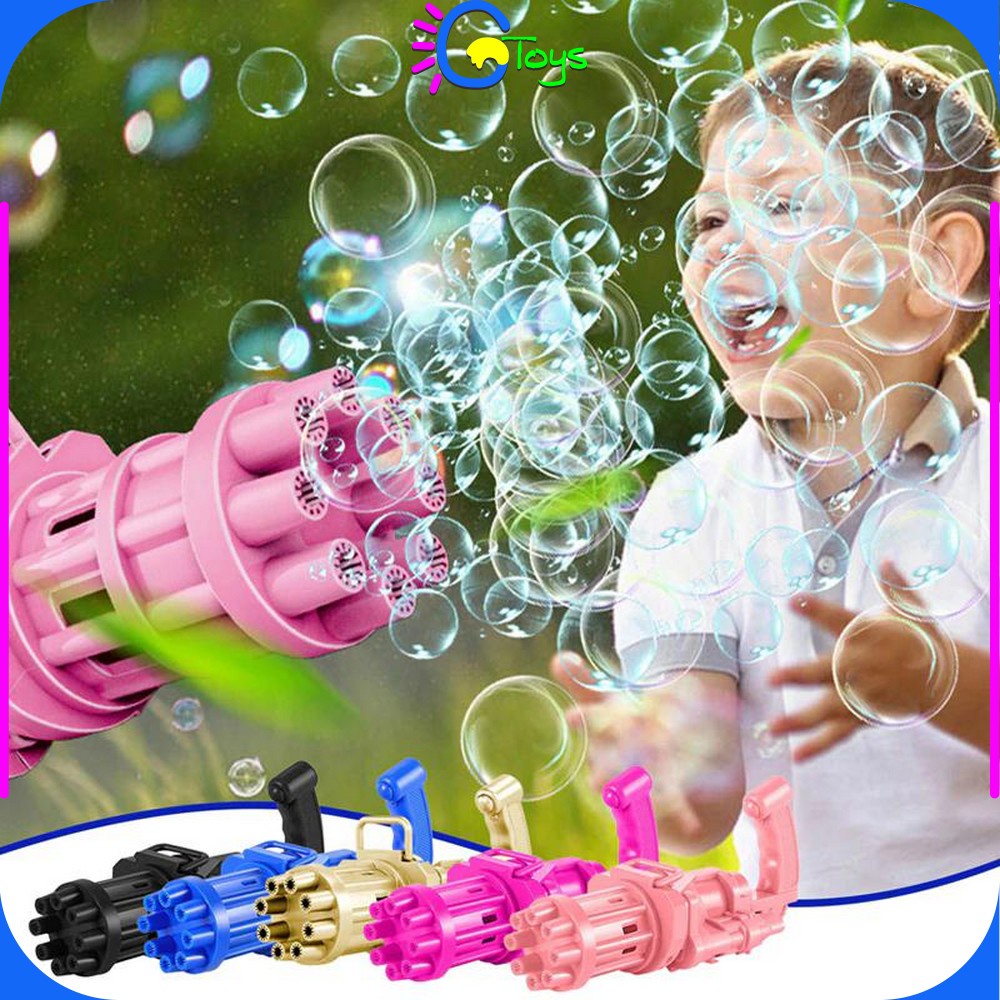 Jual CR-M197 Mainan Bubble Gun Pistol Gelembung Sabun Anak Buble Gun ...