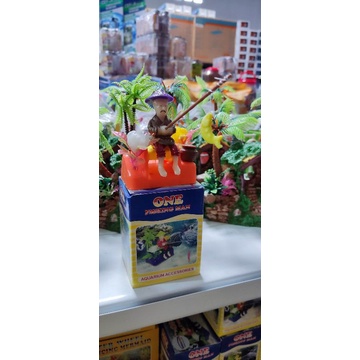 Jual Hiasan / Dekorasi Aquarium Fishing Man Hiasan Mainan Aquarium ...