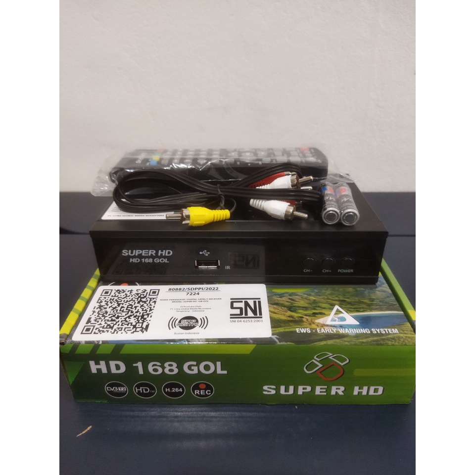Jual STB DIGITAL SUPER HD 168 GOL KOMODO SET TOP BOX TV ANALOG KE TV ...