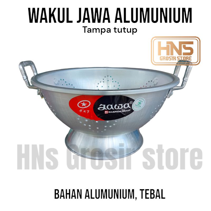 Jual Wakul nasi jawa alumunium ukuran 22 dan ukuran 24 tebal | Shopee ...