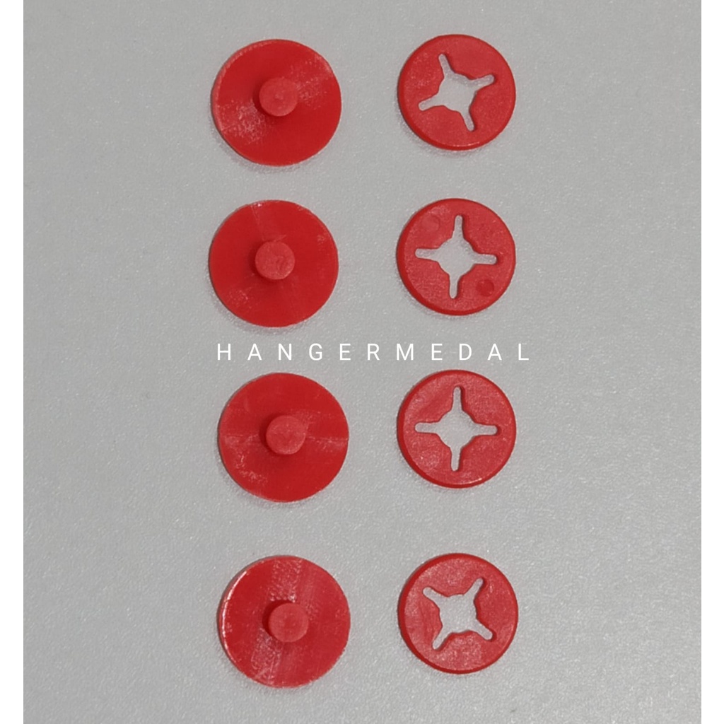 Jual Race BIB Button - Kancing BIB nomor dada Lomba Lari (1 set isi 4 ...