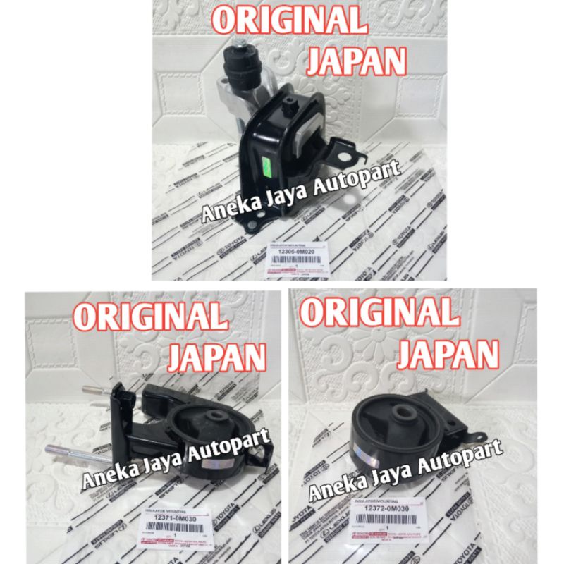 Jual engine mounting set toyota vios old vios gen1 gen 1 2002-2006 ...