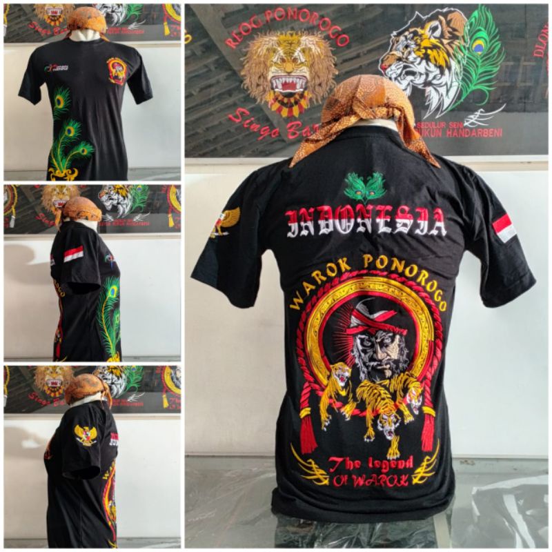 Jual singlet singo barong / singlet barong / kaos reog / kaos budaya ...