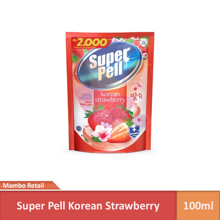 Jual Superpell 100ml Kemasan Ekonomis 2000-an | Super Pell Pembersih Lantai All Varian Korean ...