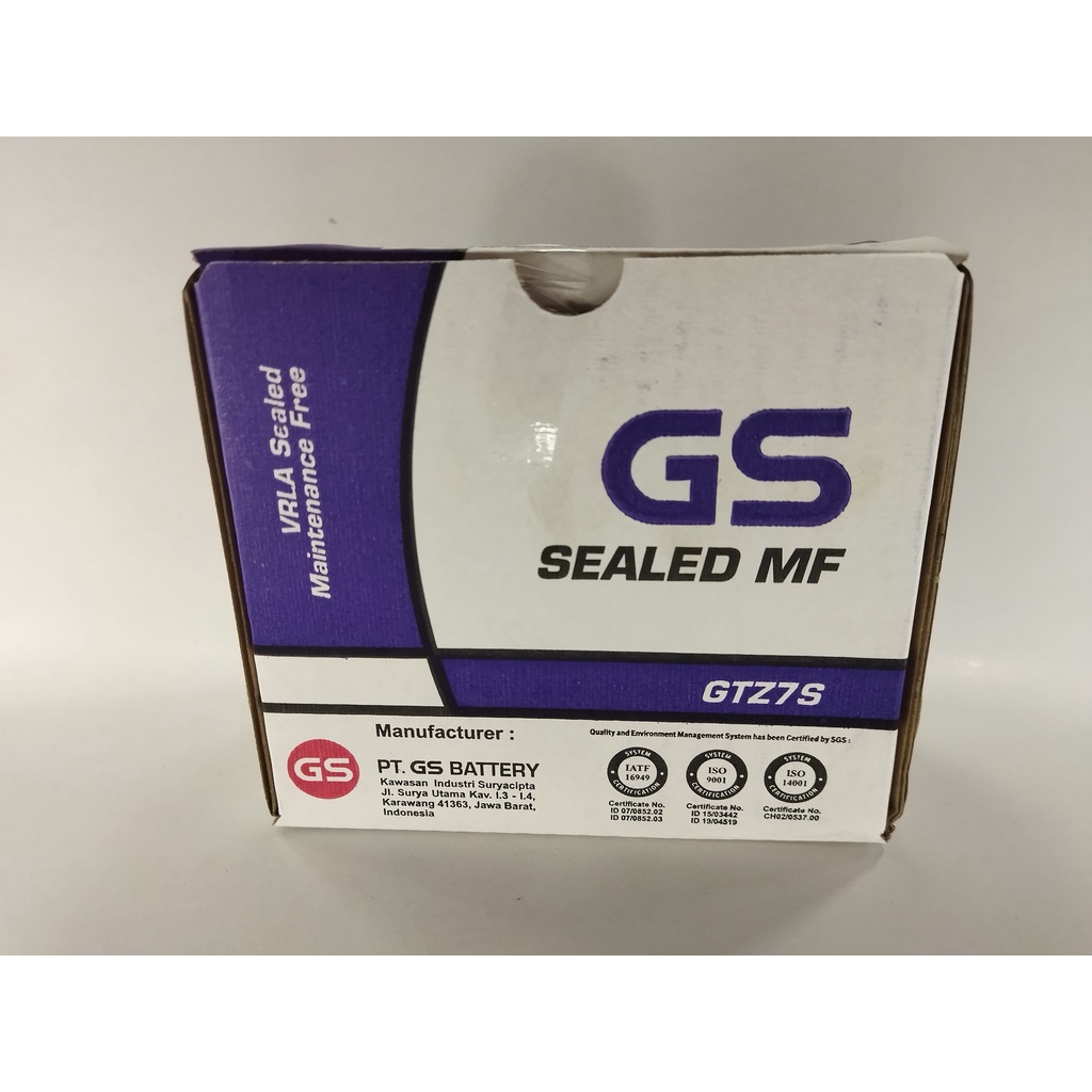 Jual AKI KERING GS GTZ7S SUPRA PCX VARIO BEAT SCOOPY CRF SATRIA MOTOR ...