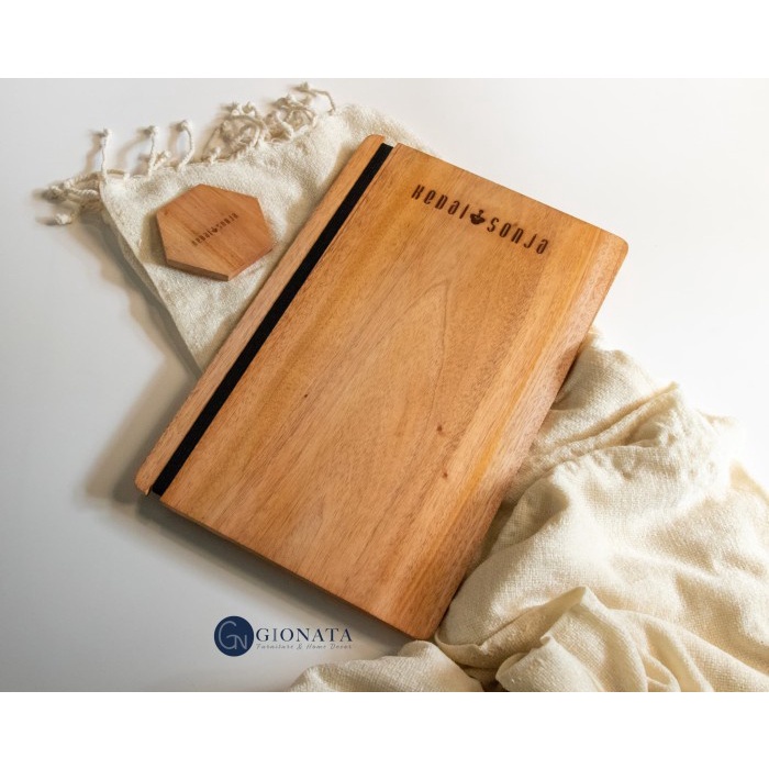 Jual Buku Menu Kayu / Wooden Menu Book untuk Cafe/Restoran | Shopee ...