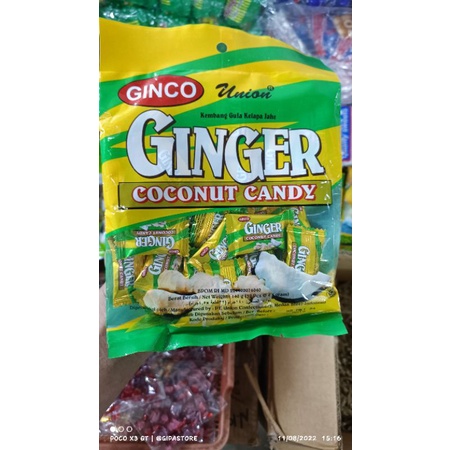 Jual Permen Ginger union Coconut candy 140gr | Shopee Indonesia