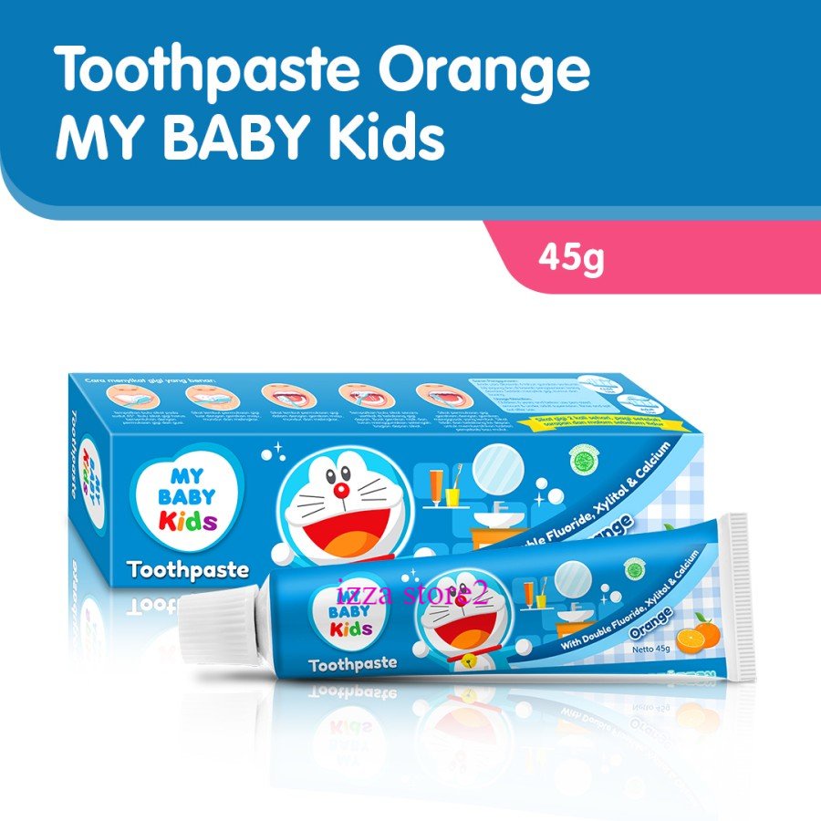 Jual Pasta Gigi Anak Rasa Jeruk/My Baby Kids Toothpaste Orange [45 gr ...