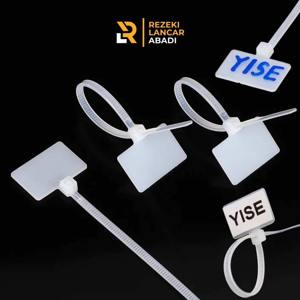 Jual Kabel Tis Tie Ties Cable Lebel Maker Marker Name Tag Label ...