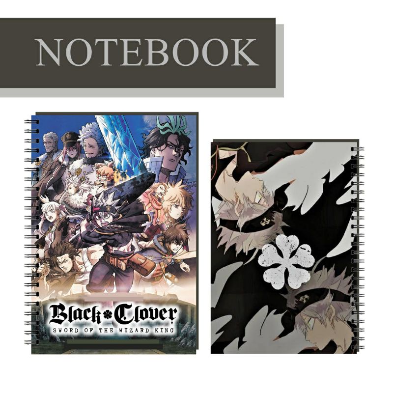 Jual Notebook Anime Black Clover Book Manga Notebook | Shopee Indonesia