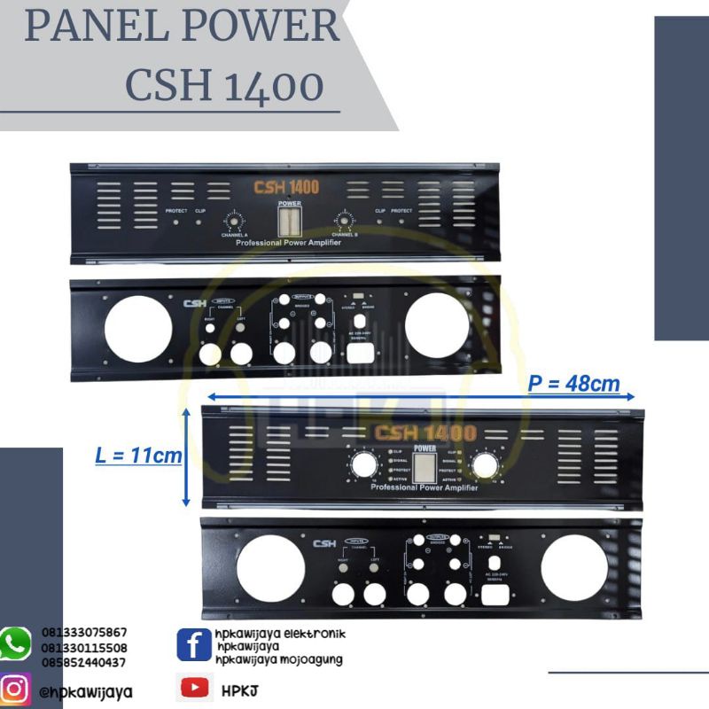 Jual Panel power 2u csh 1400 plat amplifier csh1400 plat power | Shopee ...