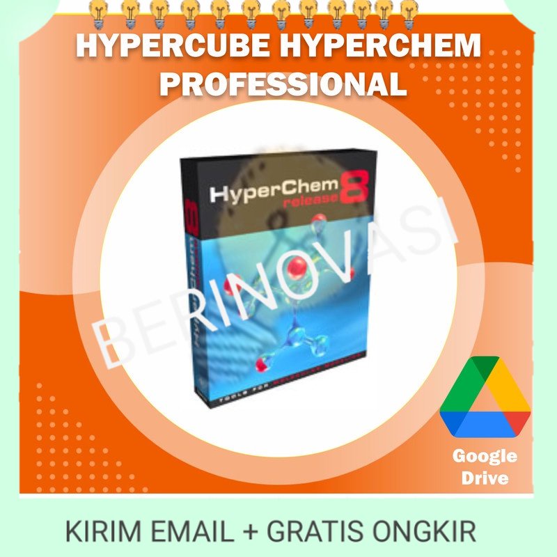 Jual [GARANSI] HyperCube HyperChem Professional 8.0.10 + Tutorials Versi Terbaru Software PC ...